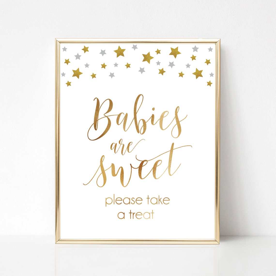 Sweets and Treats Sign Printable Candy Bar Baby Shower Sweet | Etsy