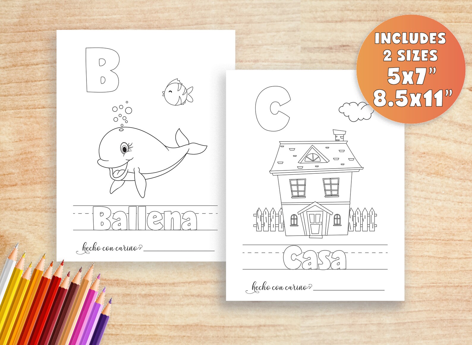 Baby's First ABC Book in Spanish Alphabet Book Baby | Etsy