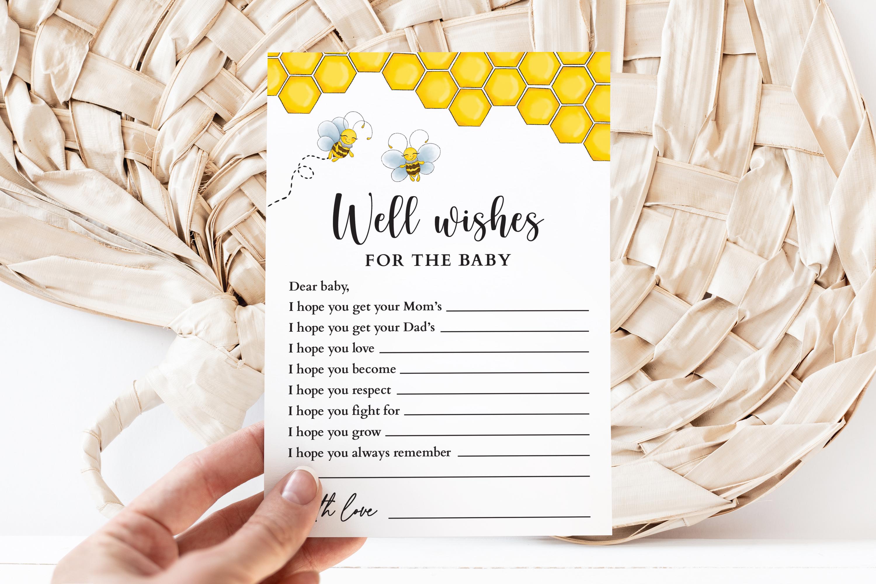 EDITABLE Message From the Bump Sign Bee Baby Shower, Bumble Bee Baby ...