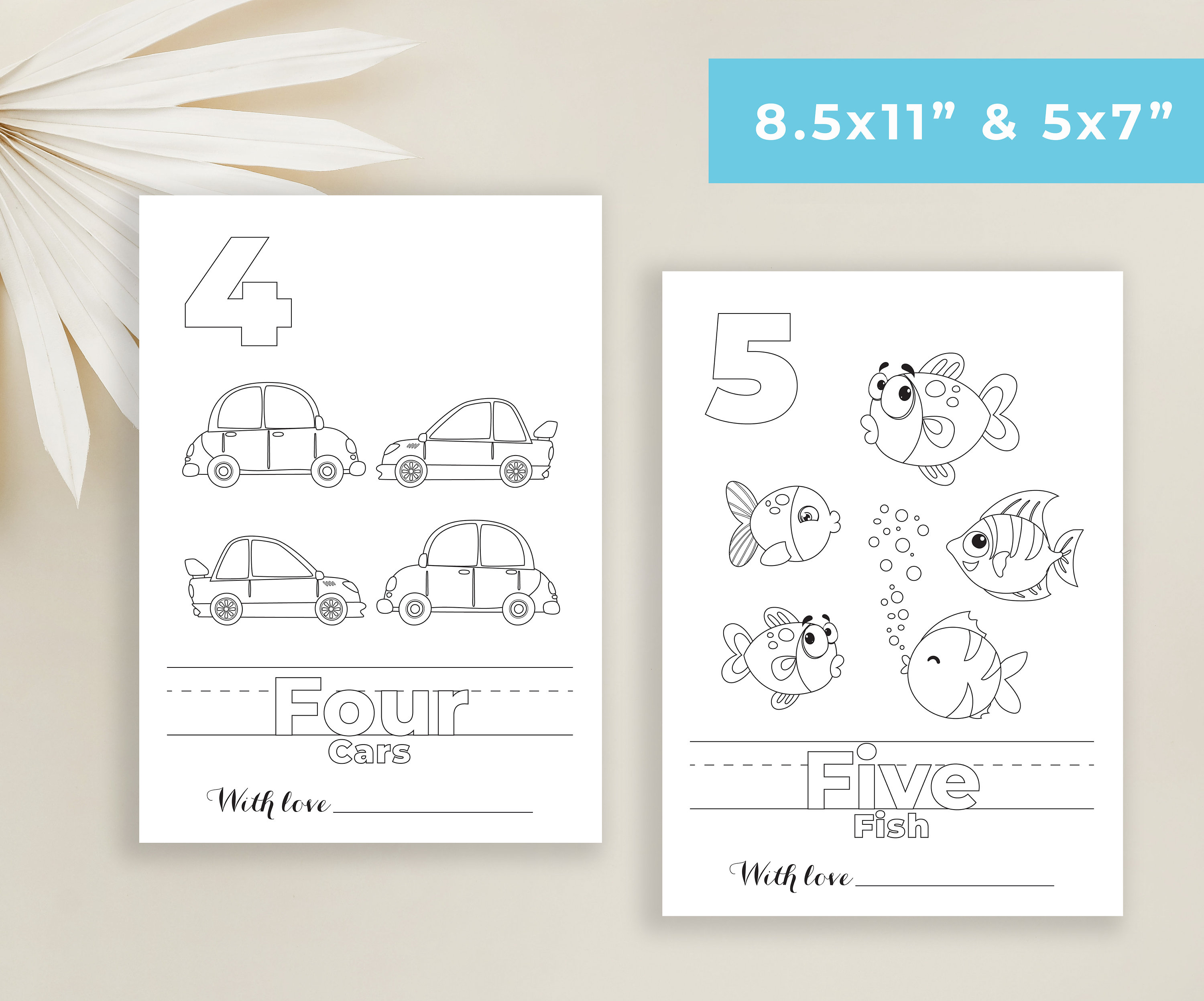 Baby's First Numbers Book Baby Shower Coloring Book - Etsy