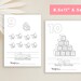 Baby's First Number Book Baby Shower Coloring Book Baby - Etsy