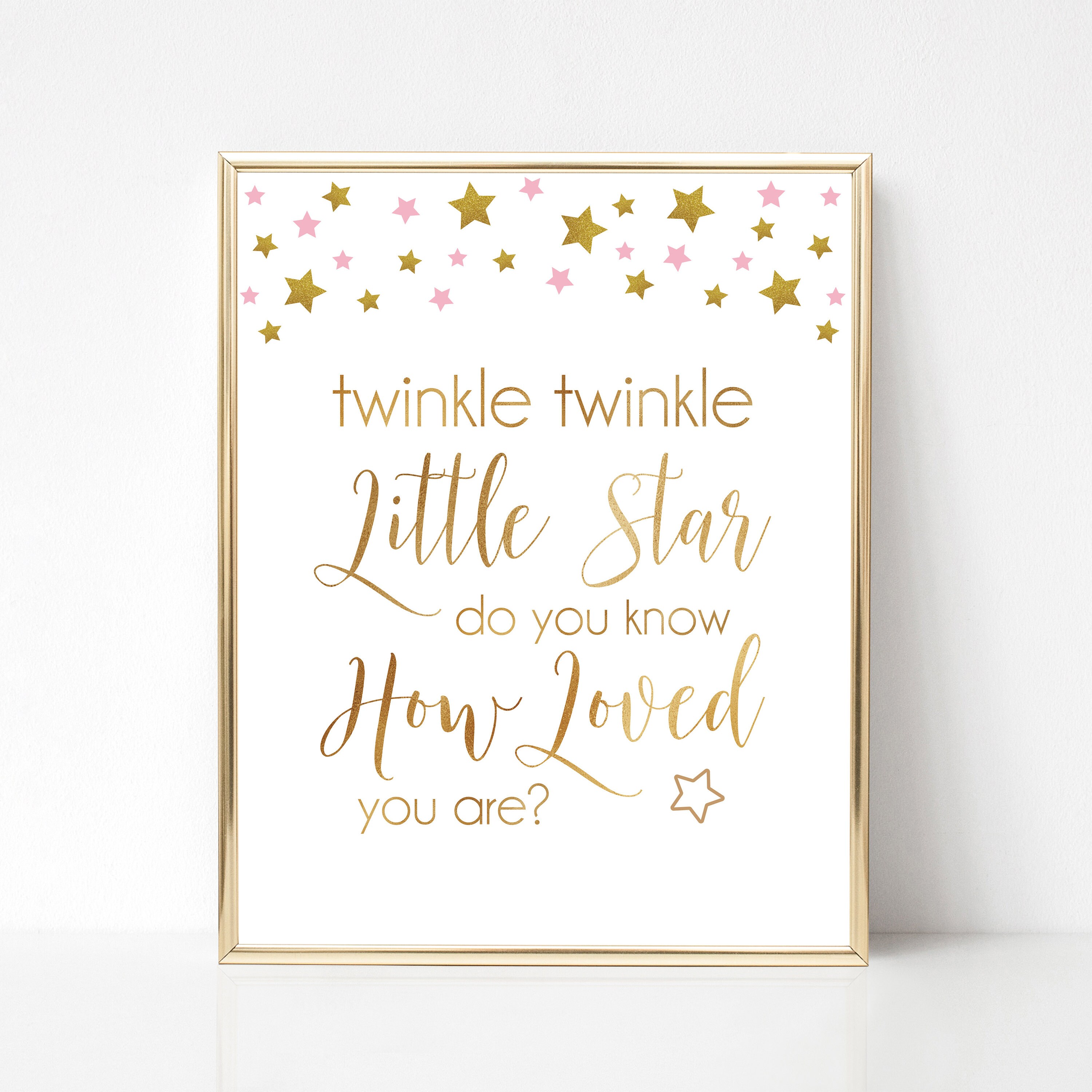 Twinkle Twinkle Little Star Do You Know How Loved You Are | Etsy