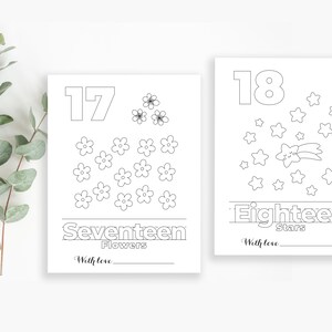 Baby's First 123 Book, Baby Shower Counting Book, Numbers Coloring Book ...