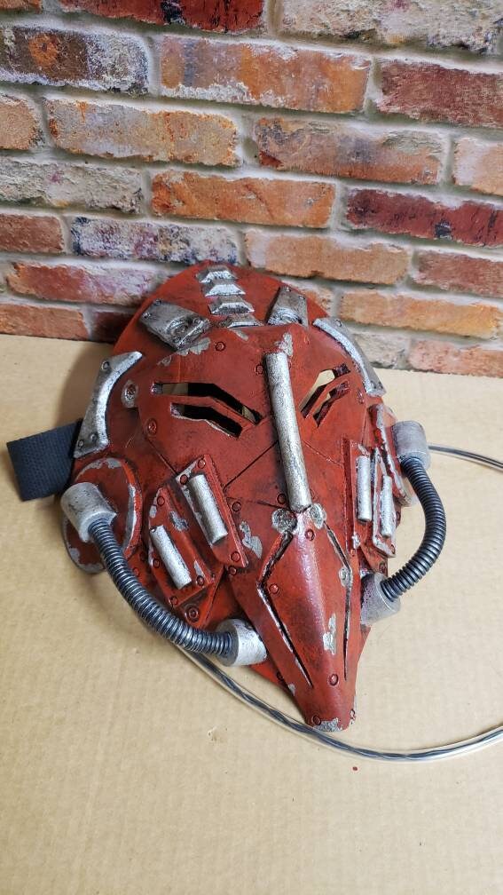 The Cyberpriest Robotic Cyberpunk Mask for Haunted Attractions ...