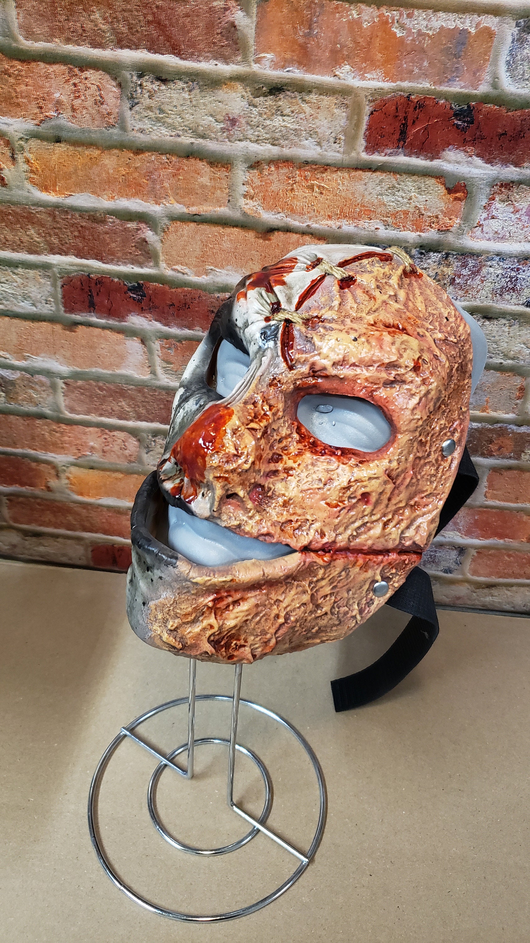 Horror Clown Latex Mask Burned Face - Etsy