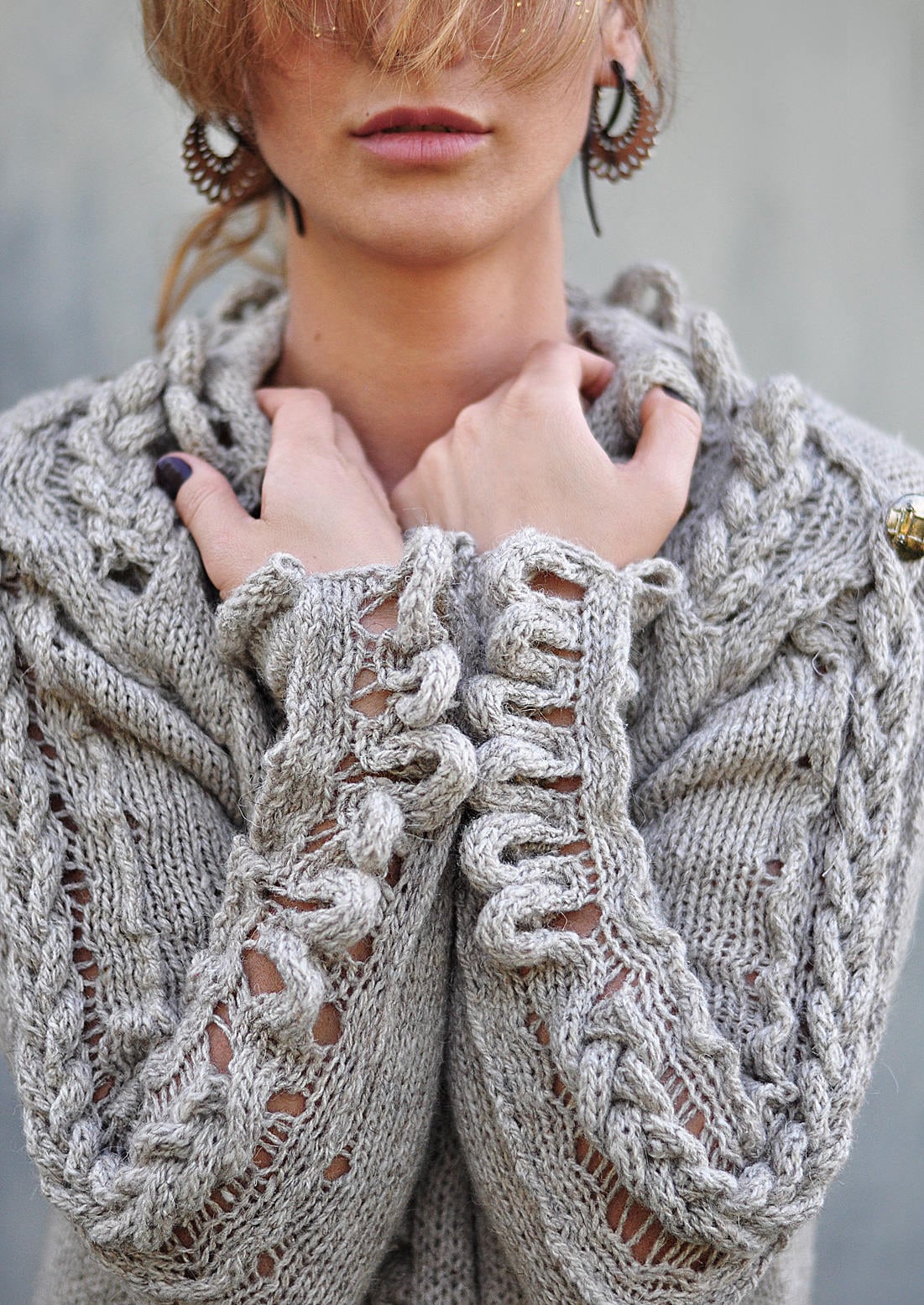 QUEEN Baroque Style Jacket, Medieval Design, Knit Jacket, Boho ...