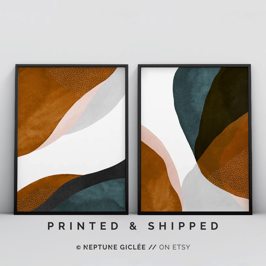 Wall Art Prints, Earth Tone Wall Art, Bedroom Wall Art, Minimalist Wall ...