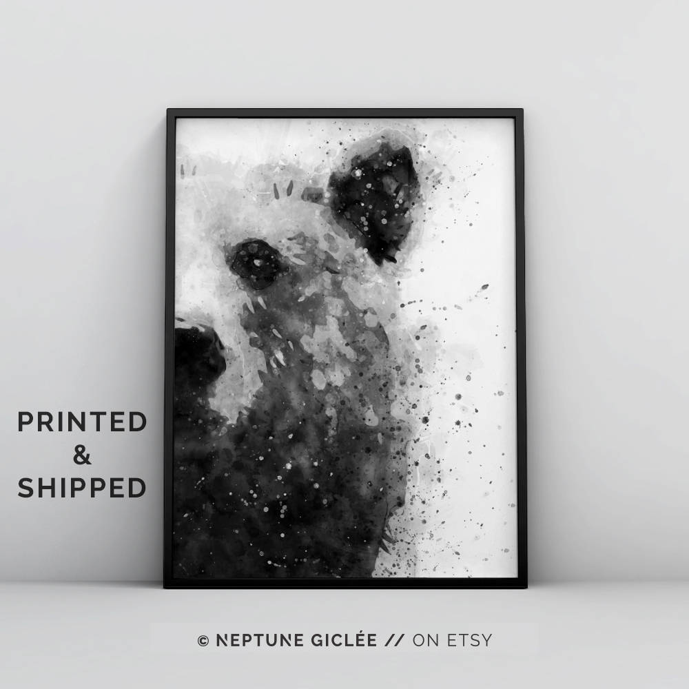 Bear Print Woodlands Nursery Animal Bear Poster - Etsy