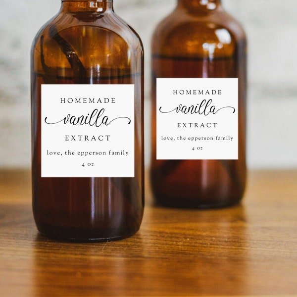 Vanilla Labels - Etsy