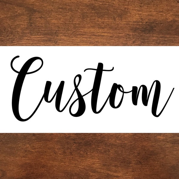 Cursive Vinyl - Etsy