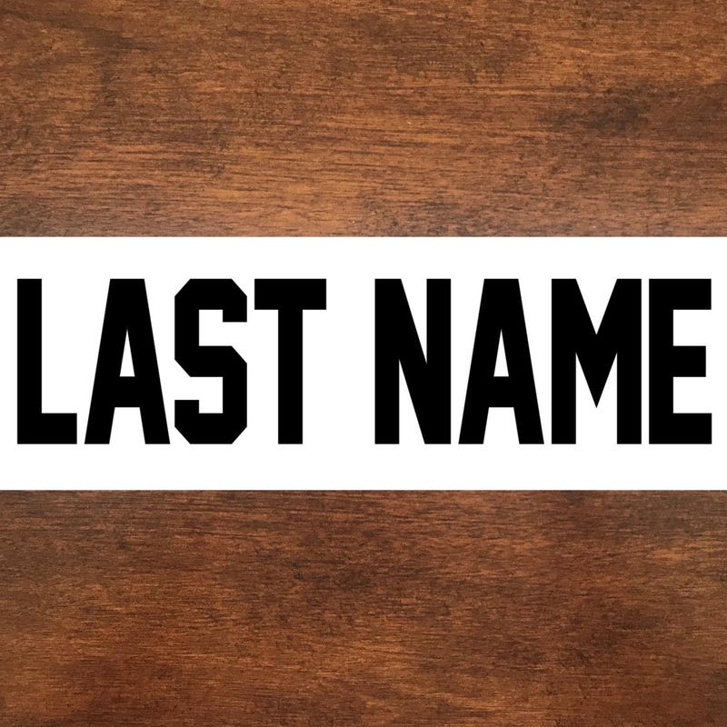 Custom Soccer Name Patch - Etsy