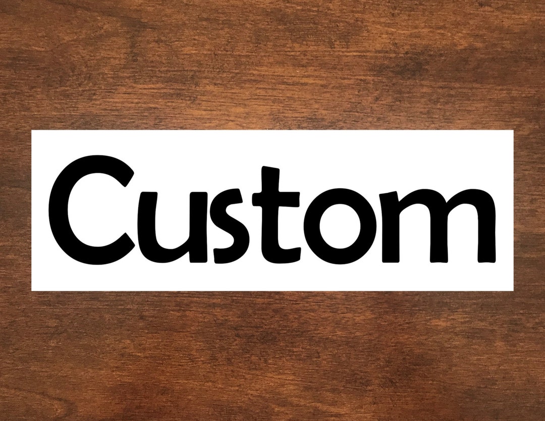 Custom/personalized Iron on NAME or WORD - Vinyl Transfer Decal - Heat ...