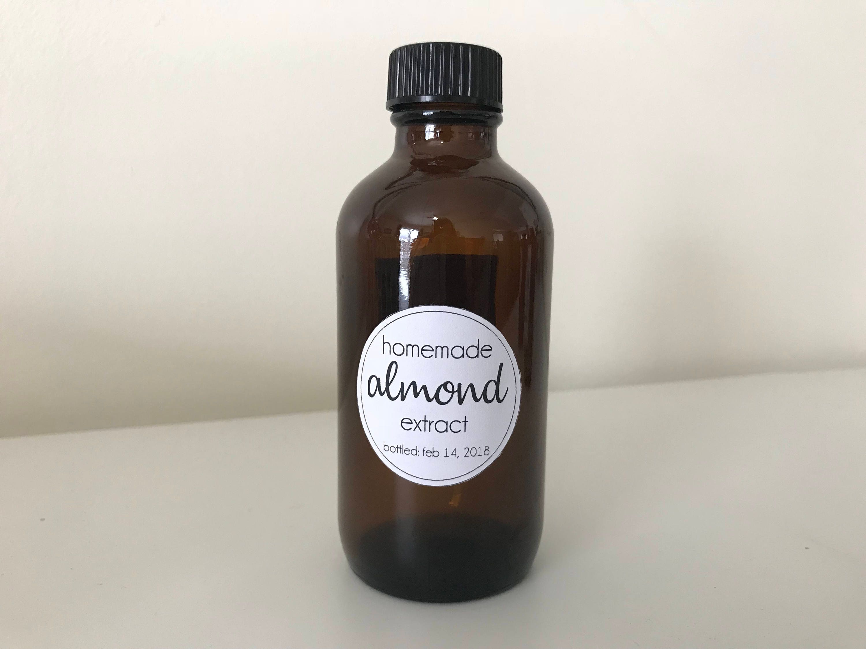 Round Extract Labels - Vanilla, Maple, Almond and More - 1.5 or 2 in ...