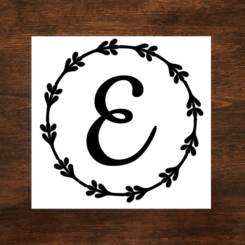 Fancy Letters Decal - Etsy