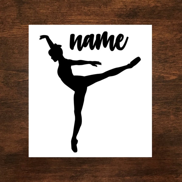 Dancer Vinyl Decal - Etsy