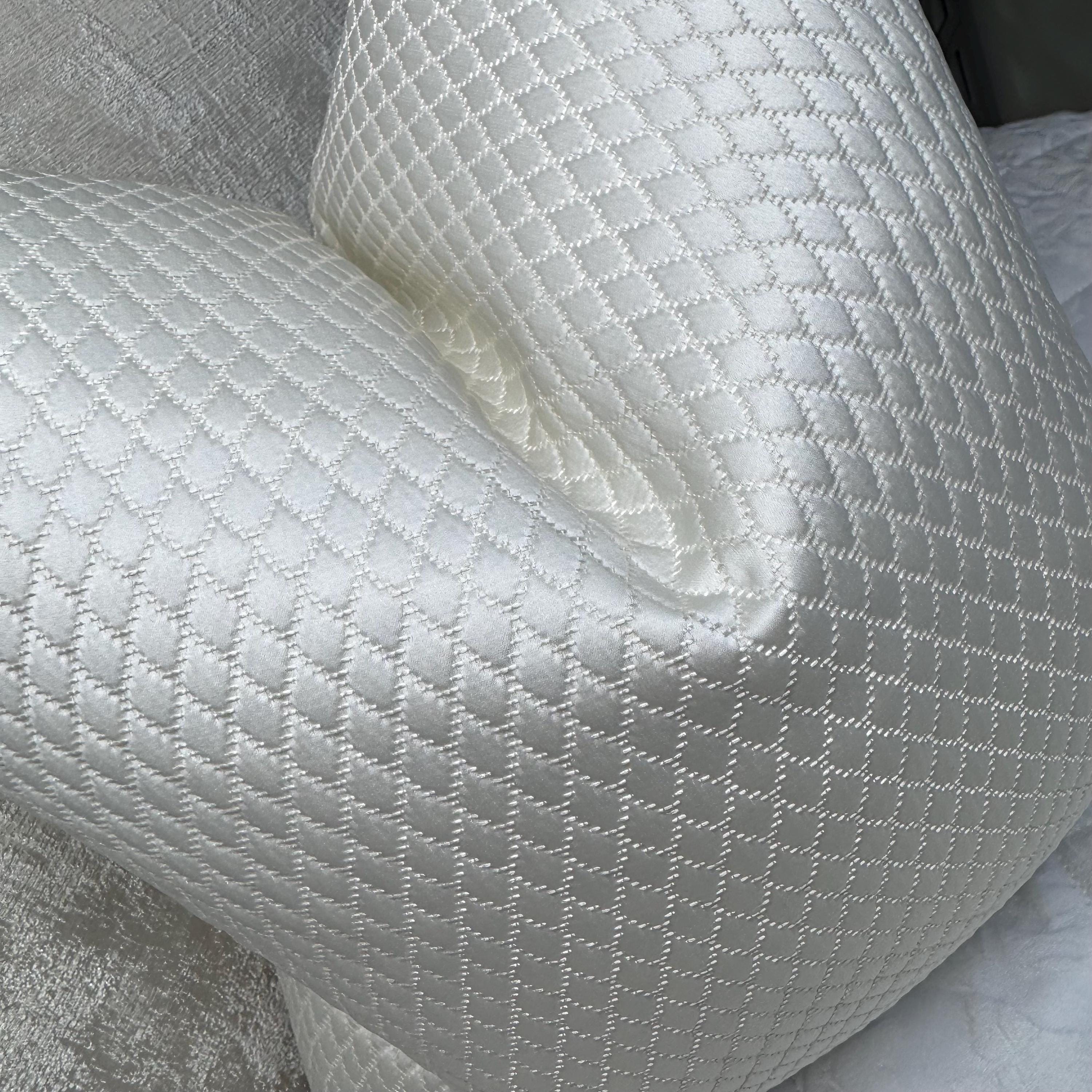 Luxury Designer Ivory Cushion Cover - Textured Throw Pillow Cover for ...
