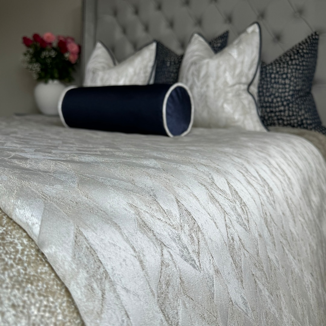 Luxury Bed Runner, Luxury Bed Throw, Luxury Bed Scarf, Luxury Champagne ...