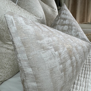 Exclusive Collection Neoma Wheat Gold Cushion Cover, Decorative Pillow ...