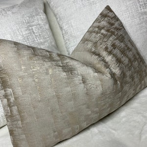 Exclusive Collection Neoma Wheat Gold Cushion Cover, Decorative Pillow ...