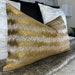 Luxury Gold Champagne Cushion Bolster 16” X 6” Designer Fabric ...