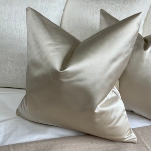 Designer Guild Duchess Satin Look Luxury Cushion Cover, Euro Pillow ...