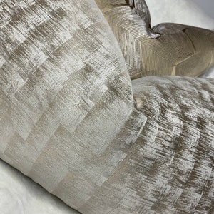 Exclusive Collection Neoma Wheat Gold Cushion Cover, Decorative Pillow ...