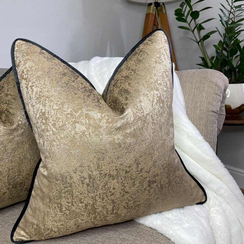 Gold Throw Pillow - Etsy
