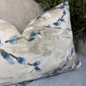 Willow Blue Cushion Cover 12"x20", Willow Design in Blue / Designer ...