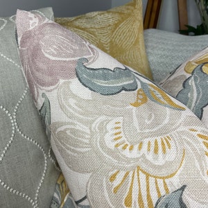 John Lewis Lydia Floral, Turmeric Cushion Cover, Decorative Pillow ...