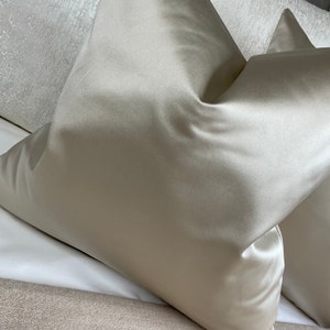 Designer Guild Duchess Satin Look Luxury Cushion Cover, Euro Pillow ...