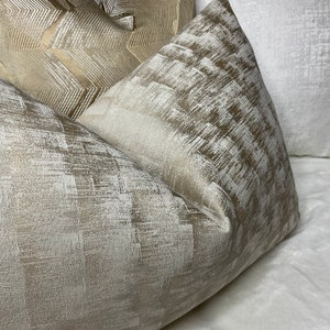 Exclusive Collection Neoma Wheat Gold Cushion Cover, Decorative Pillow ...