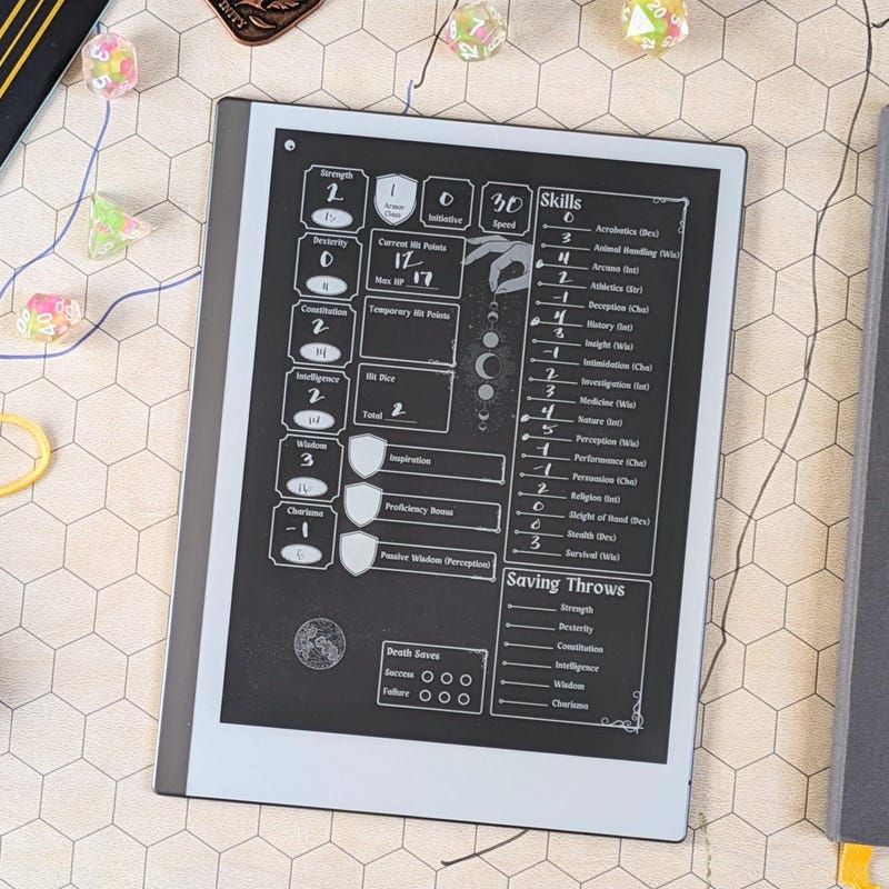 Remarkable Dnd Sheet - Etsy