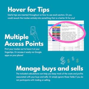 Trading Card Game Tracker, Custom Spreadsheet for Collectible Card ...