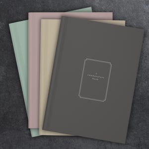A Commonplace Book | Minimalist Journal for Note Taking - Etsy