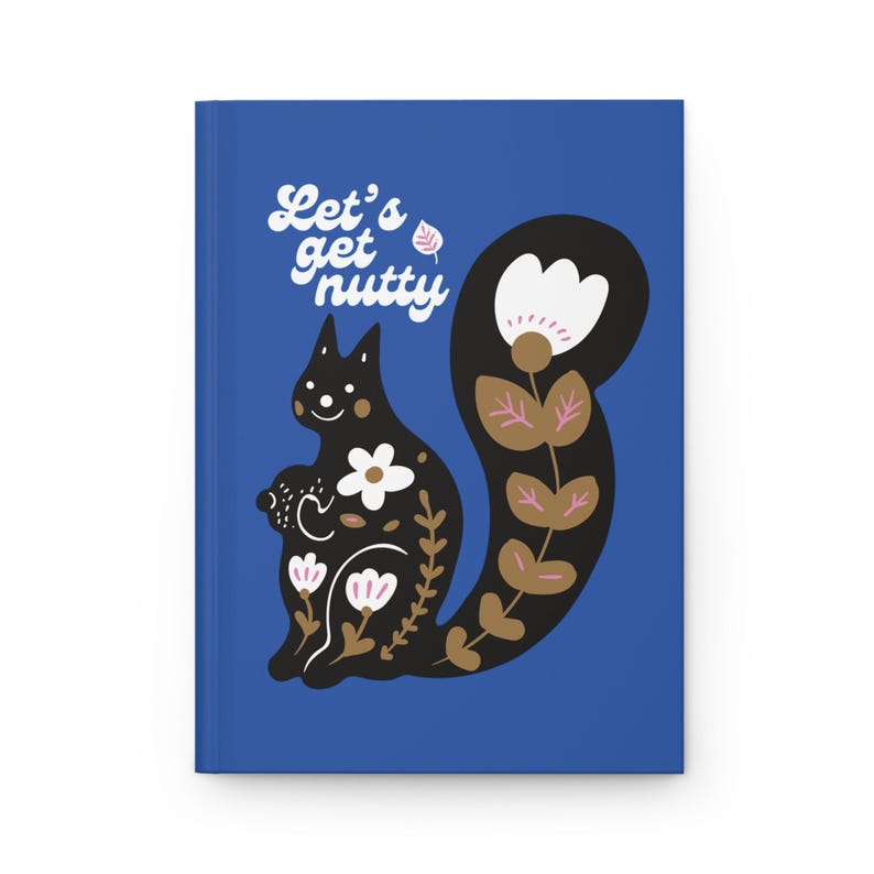 Cute Squirrel Hardcover Notebook | Whimsical Forestcore Journal - Etsy