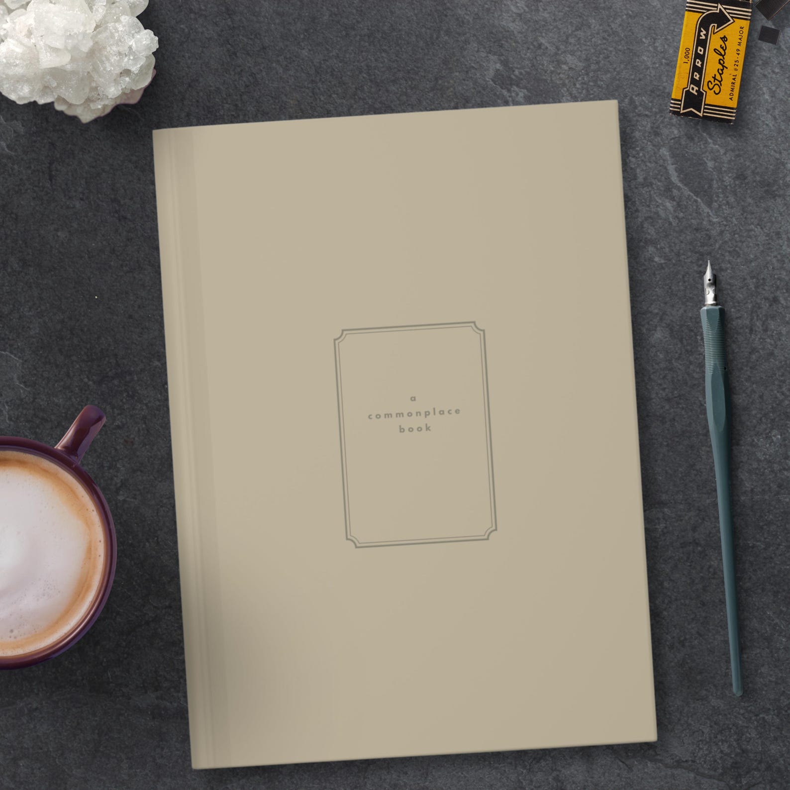 A Commonplace Book, Minimalist Journal for Note Taking, Quote Tracker ...
