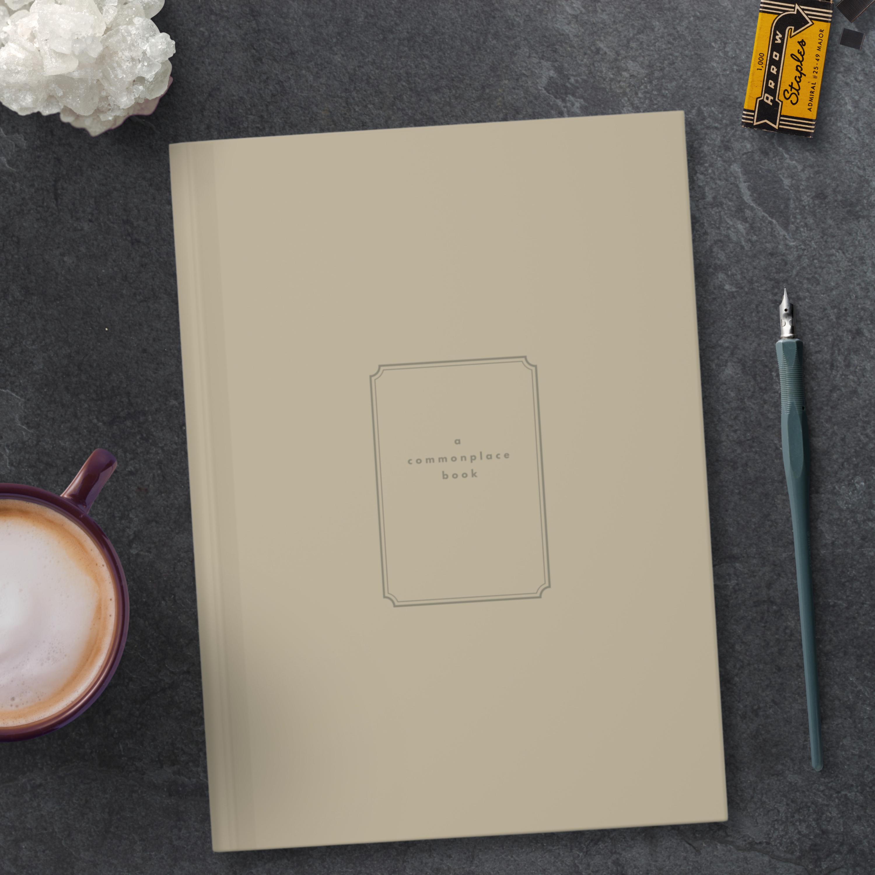 A Commonplace Book | Minimalist Journal for Note Taking - Etsy