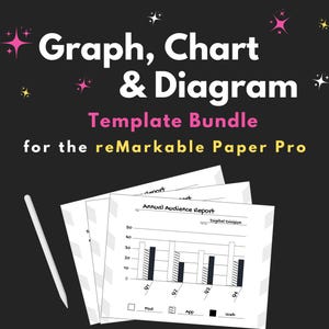 Graph Chart & Diagram Templates for Remarkable Paper Pro, Presentation ...