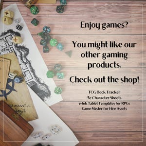 RPG Character Journal Frame Printable, Blank Leaf Banner for ...