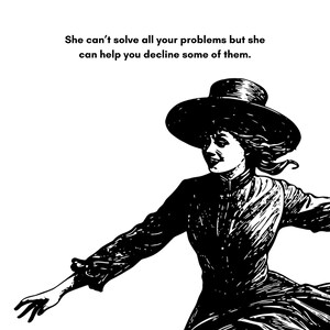 Witchy Cottagecore Art, Feminist Printable Poster, Carefree Vintage ...