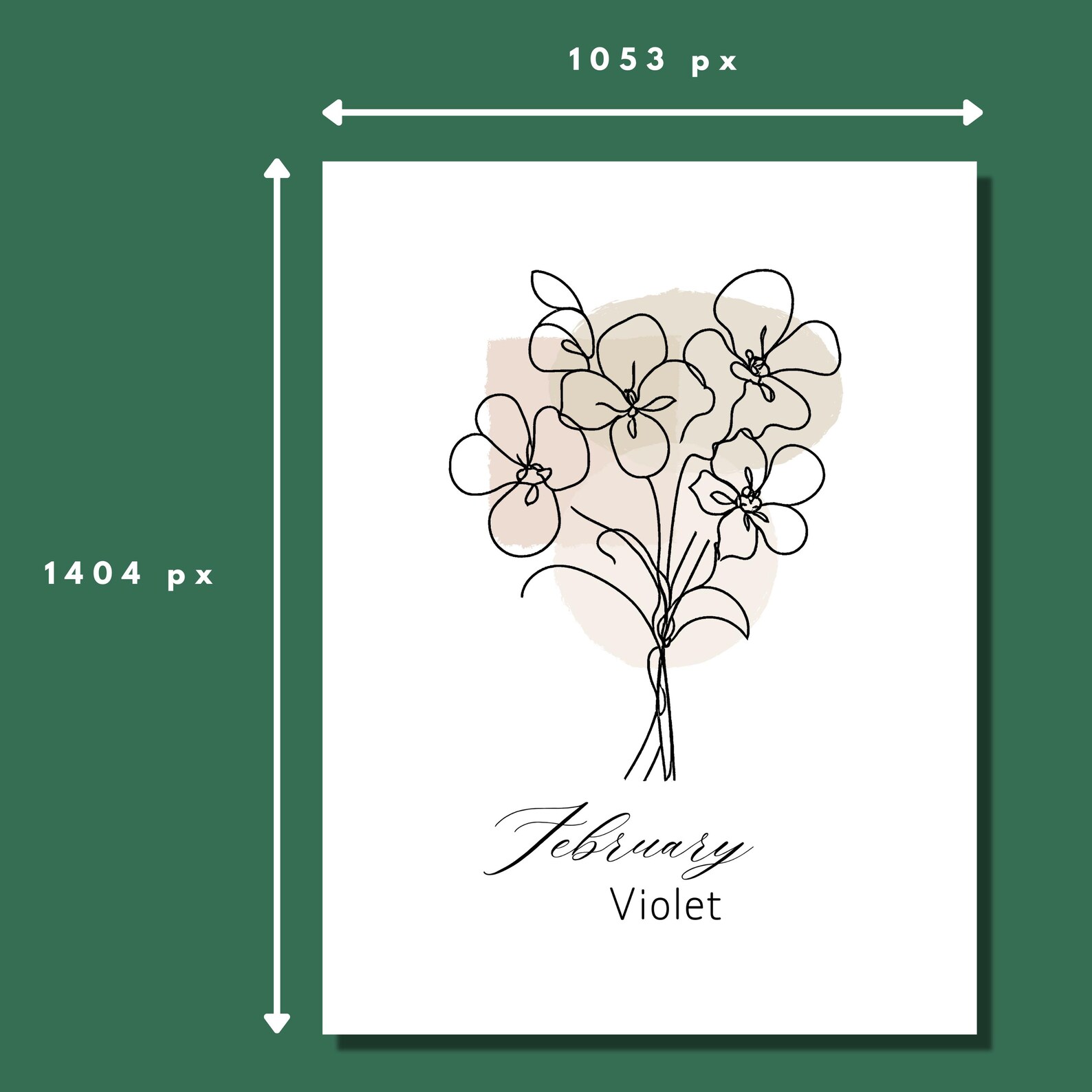 January Birthflower Printable, Carnation and Snowdrop, Line Art Style ...