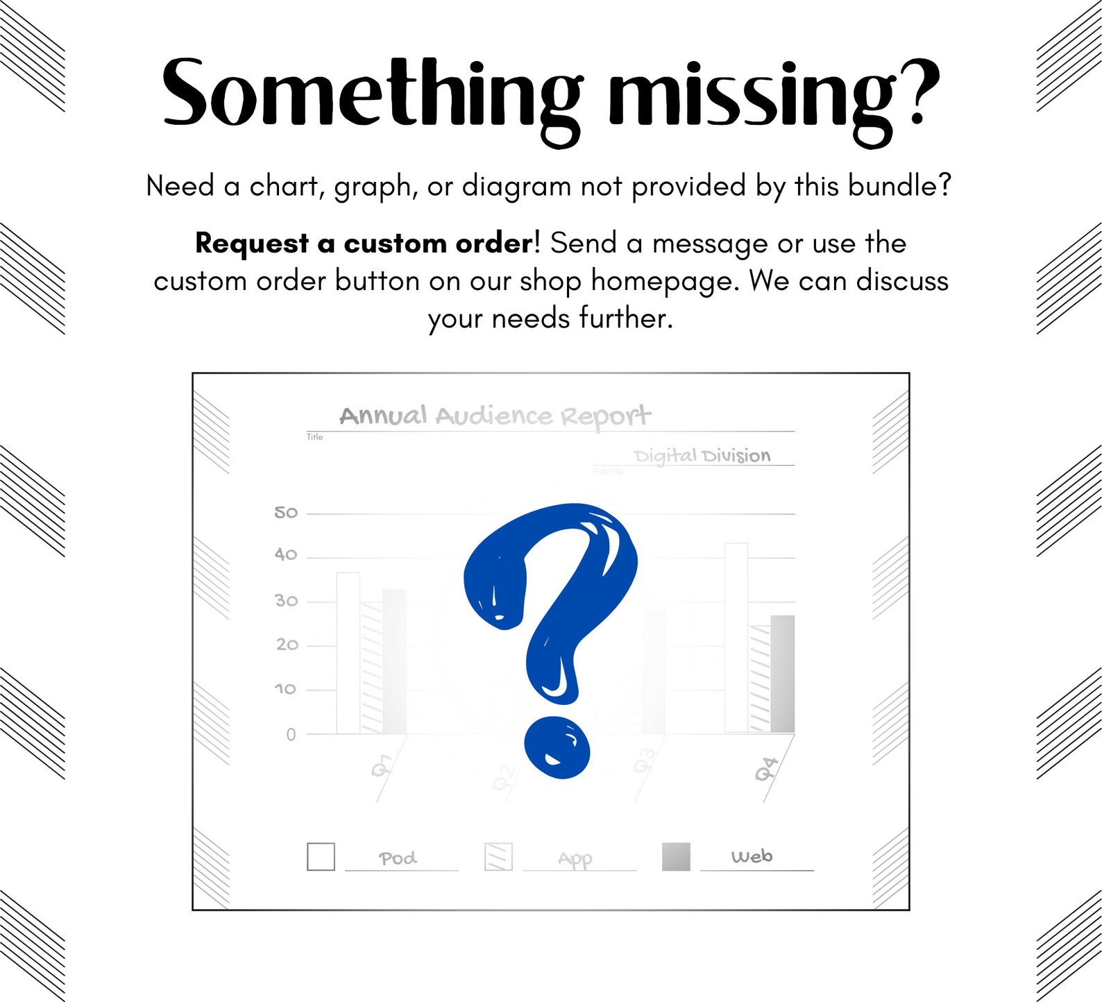 Graph Chart & Diagram Templates for Remarkable Paper Pro, Presentation ...