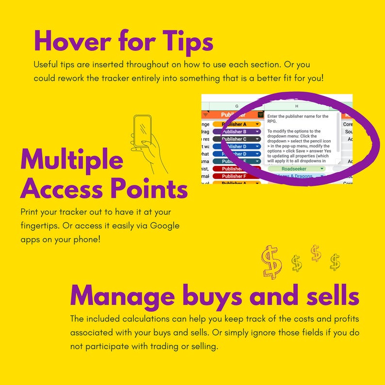Board Games Spreadsheet, Gaming Tracker Template, Geek Inventory ...