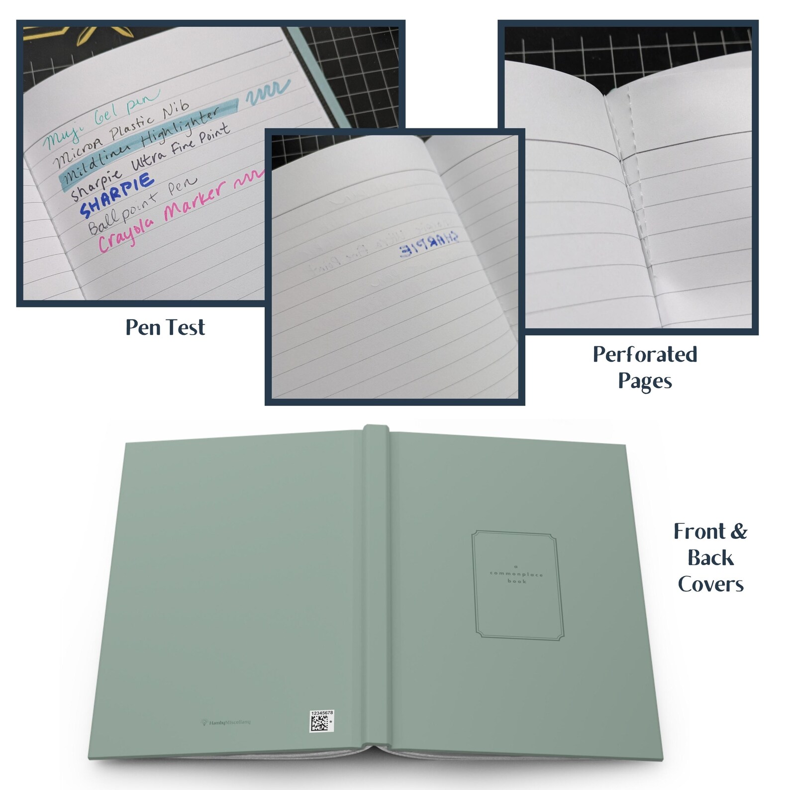 A Commonplace Book | Minimalist Journal for Note Taking - Etsy