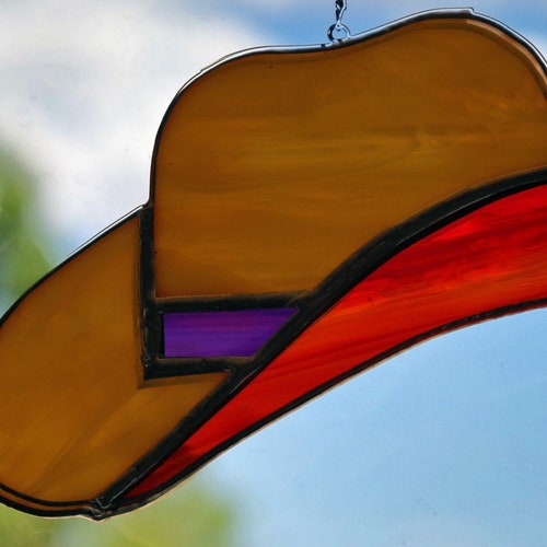 Stained Glass Cowboy Hat - Etsy