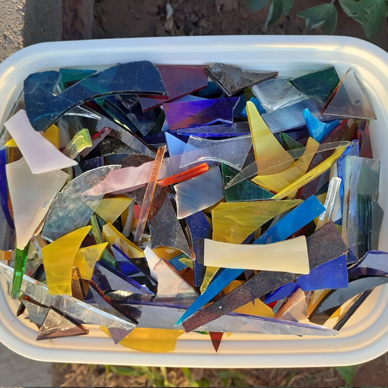 Stained Glass Scraps - Etsy