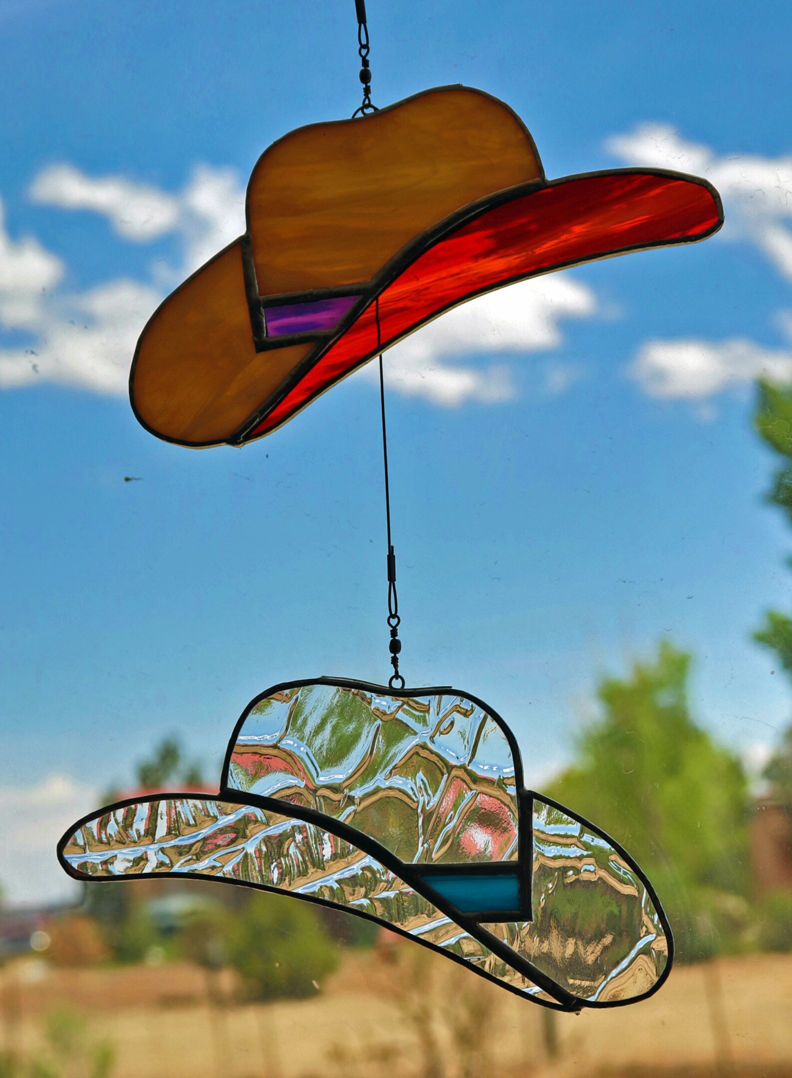 Cowboy Hat in Stained Glass - Etsy
