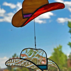 Cowboy Hat in Stained Glass - Etsy