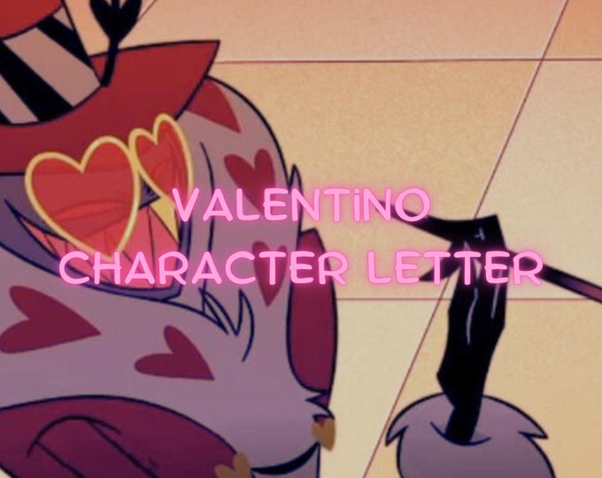 Valentino Character Letter - Etsy