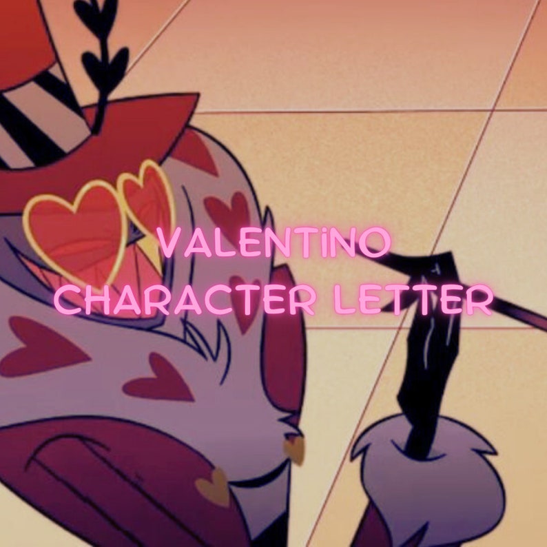 Valentino Character Letter - Etsy